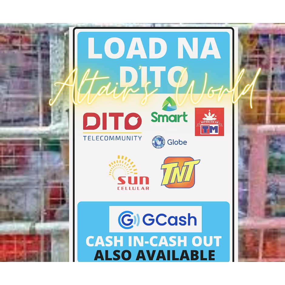 Sari sari Store Signage: Loading Station | Load Available Here Sticker ...