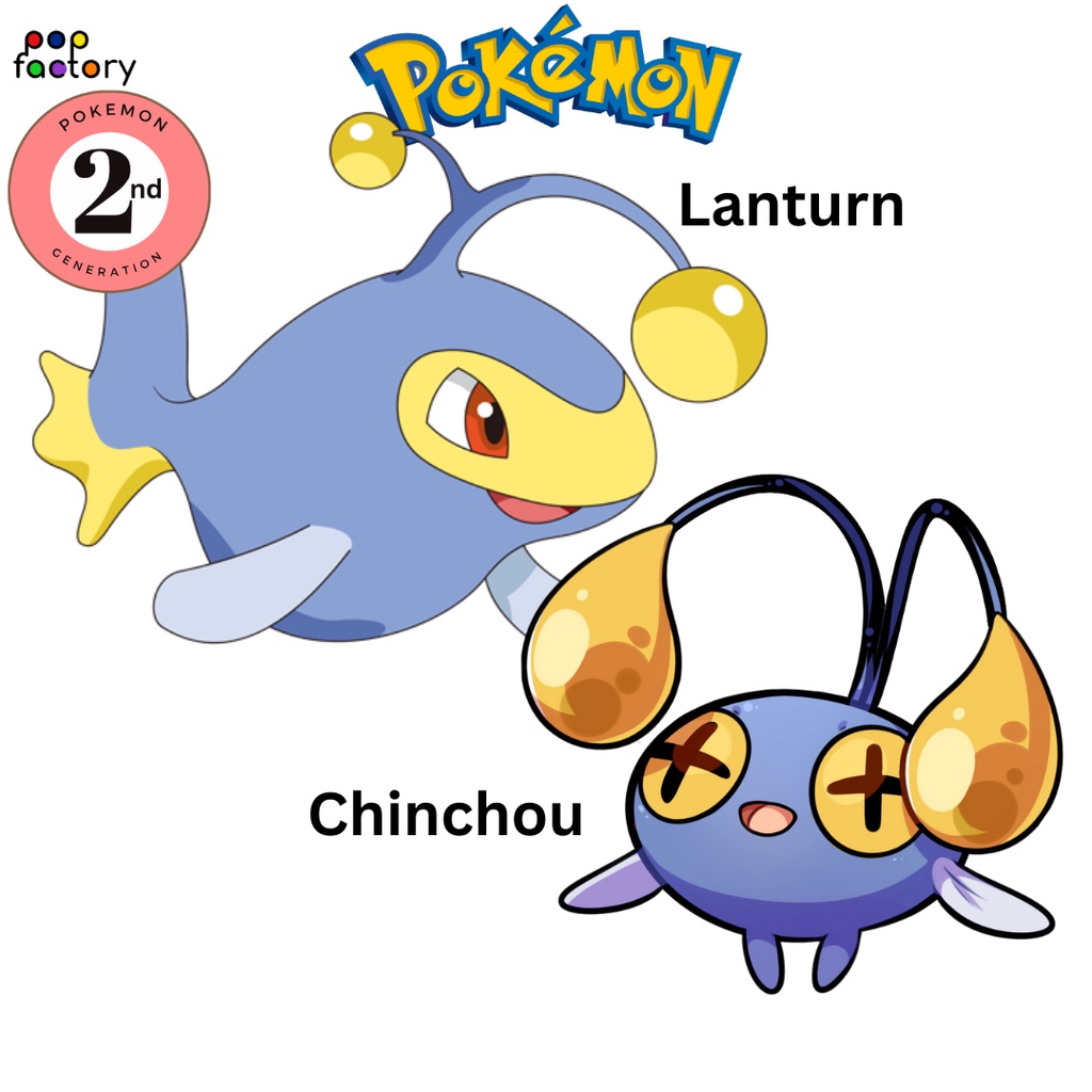 Chinchou & Lanturn Pokemon Cards TCG (2nd Gen Pokemon) | Shopee Philippines
