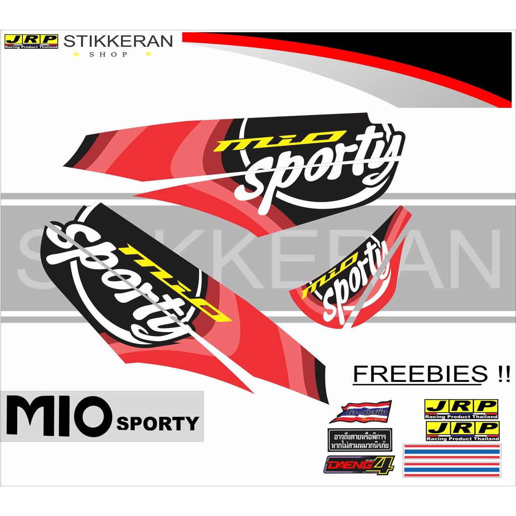 YAMAHA MIO SPORTY(SOULTY STOCK DECALS) 2021 DECALS | Shopee Philippines