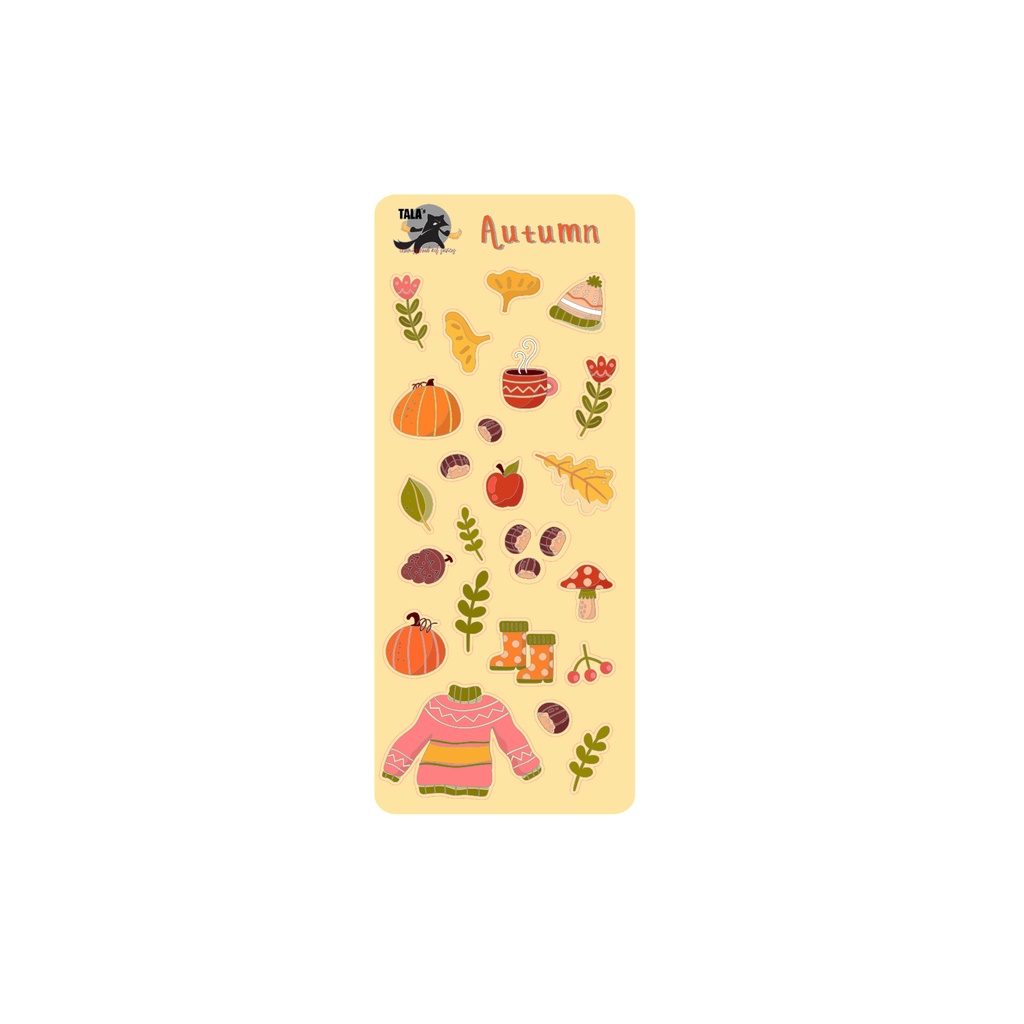 Planner Stickers | Cute Kawaii Stickers | Autumn | Shopee Philippines