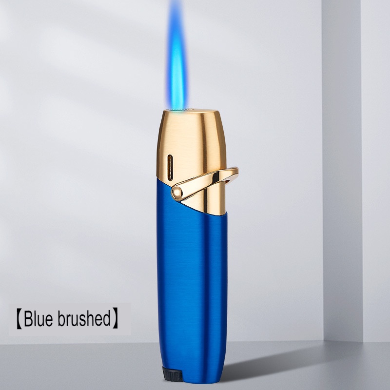 Kimigo Straight Blue Jet Flame Lighter Easy Click Refillable Lighter ...
