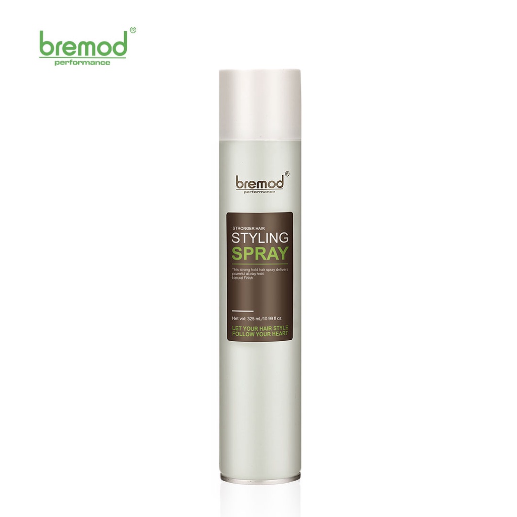 Bremod Hair Spraynet Strong Hold Salon Daily Use 325ml Long Lasting ...