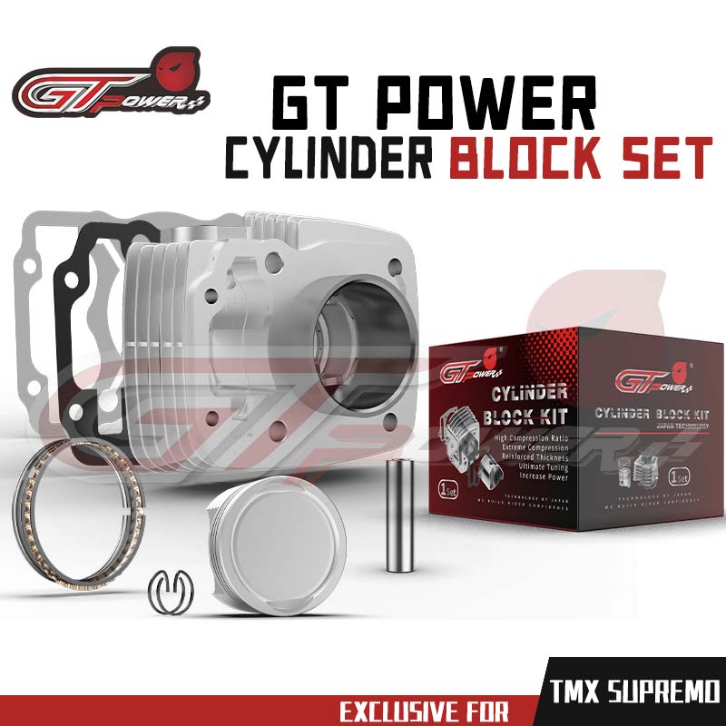 GT Power Cylinder Block Set TMX SUPREMO STD Φ57.3MM Made in Thailand ...