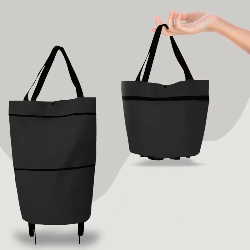 Market wheel bag Folding Fold able Shopping Trolley Bag | Shopee ...