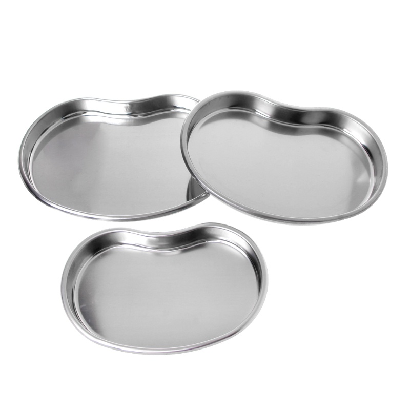 Kidney Shaped Emesis Basin Stainless Steel Kidney Tray Reusable Metal ...