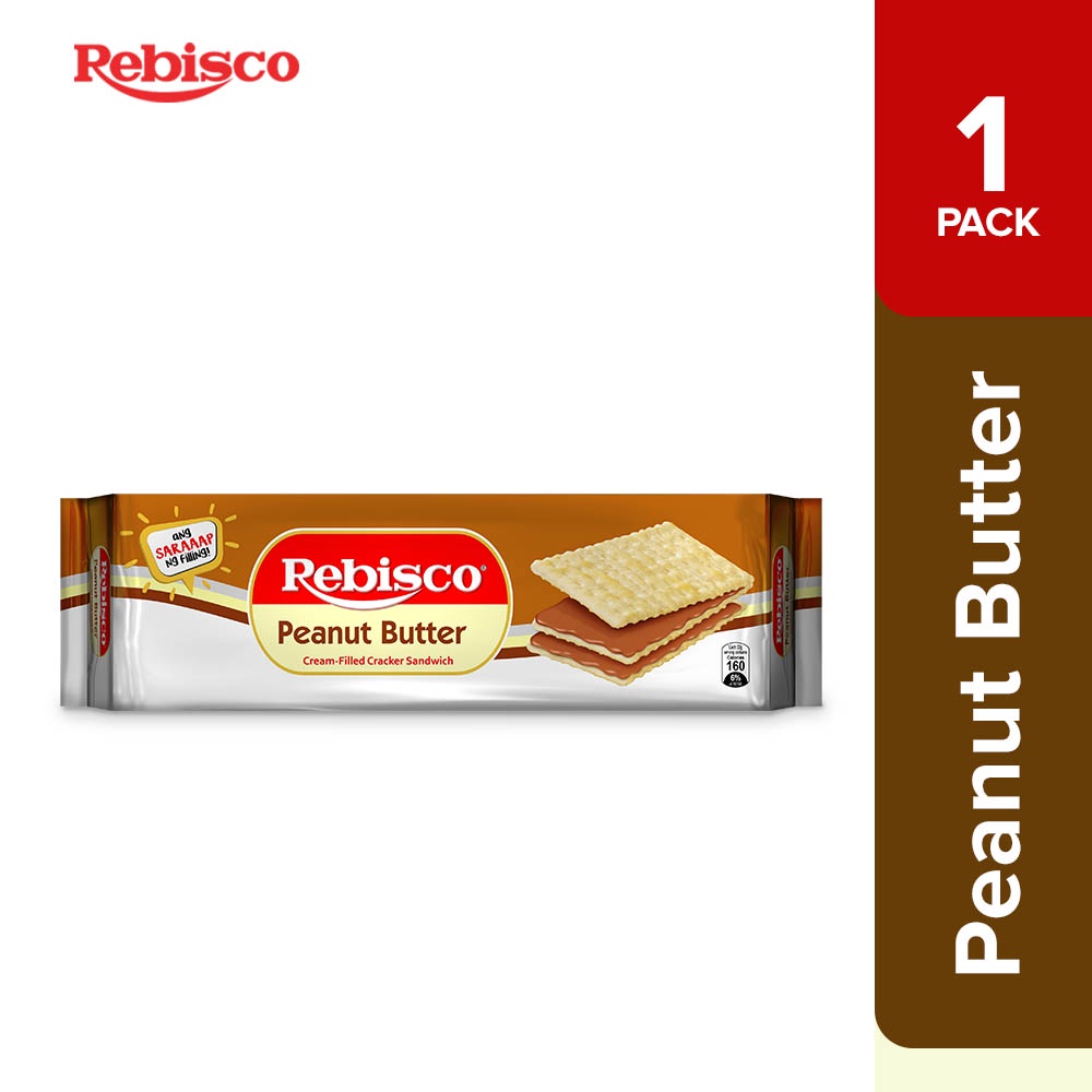 Rebisco Peanut Butter Sandwich 33G X 10Pcs | Shopee Philippines