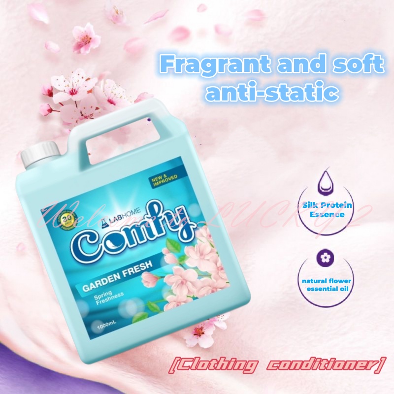 Labhome Comfy 1000mL New and Improved Liquid Fabric Conditioner Fabric ...