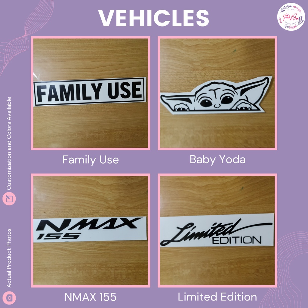Limited Edition Stickers Decals Vinyl Waterproof Outdoor Car Sticker ...