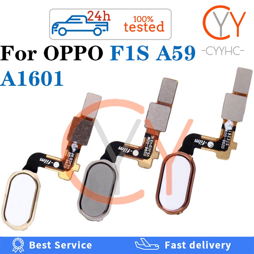 For OPPO F1S A1601 A59 Home Button Fingerprint Scanner Sensor Return ...
