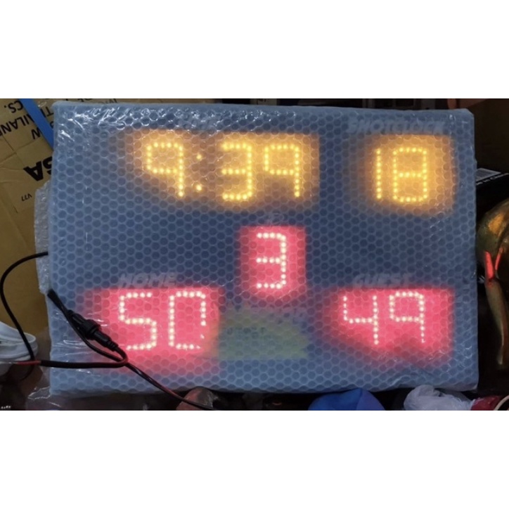 14" x 22" Electronic LED Basketball Scoreboard Score Board Timer Scorer ...