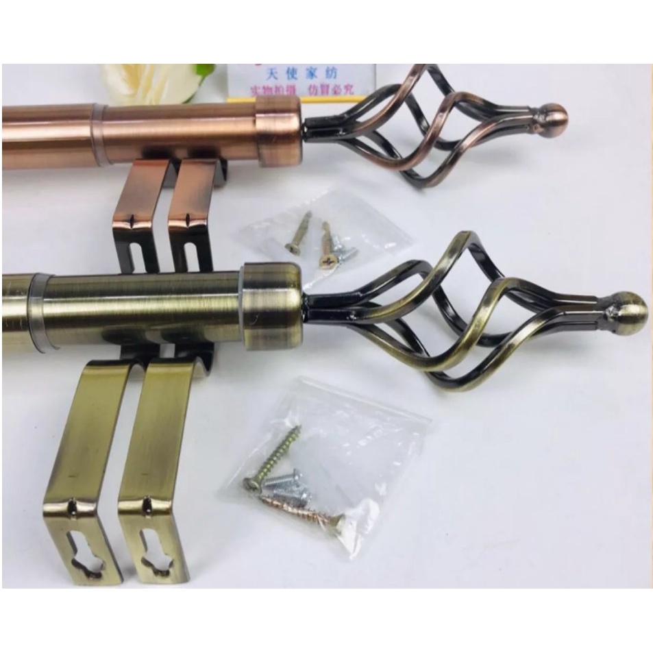 Retractable Curtain Rods 1, 2 or 3 Mtr | Shopee Philippines