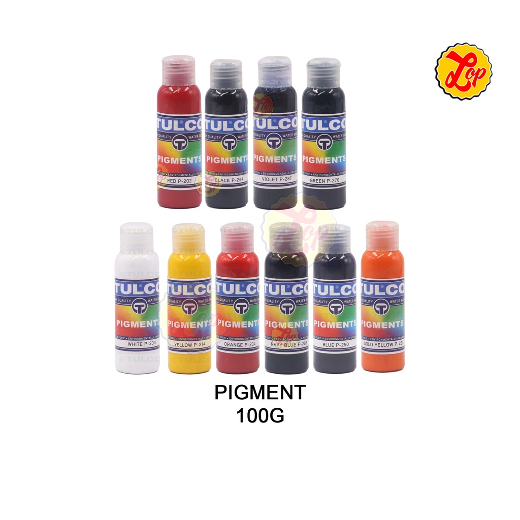 Waterbase Ink - Tulco Pigment Colors 100g | Shopee Philippines