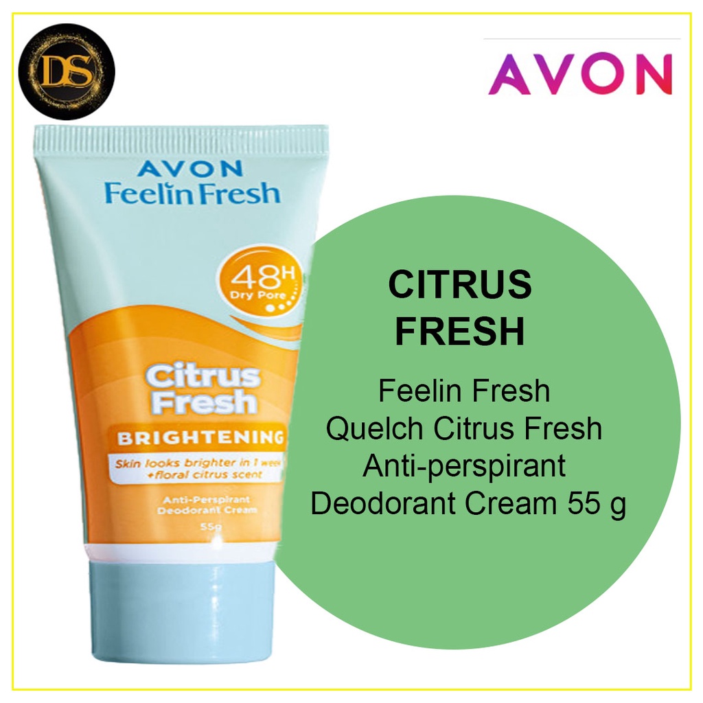 AVON FEELIN' FRESH QUELCH WHITENING DEO CREAM (55grms) | Shopee Philippines
