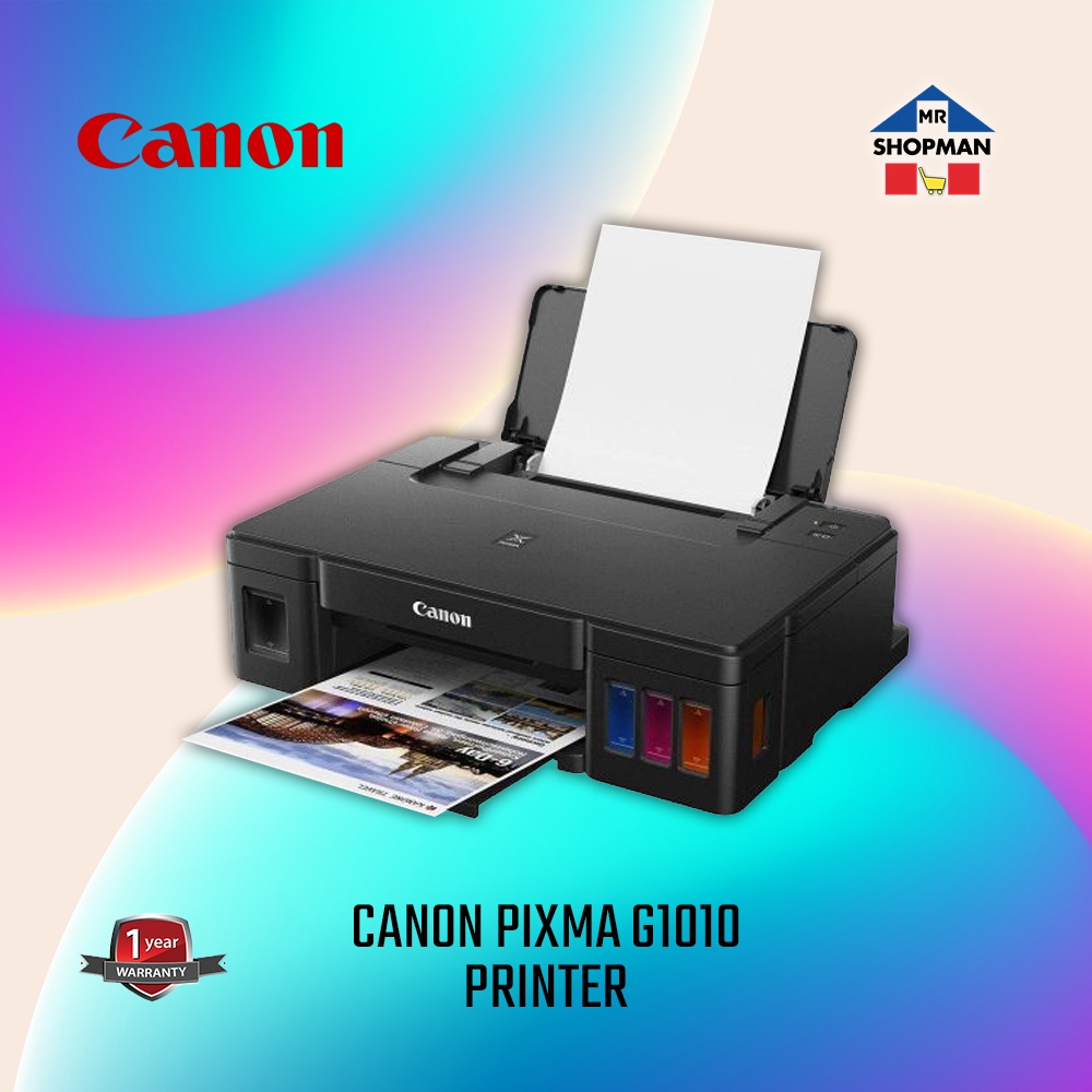 Canon Pixma G1010 Ink Tank Refillable Printer | Shopee Philippines