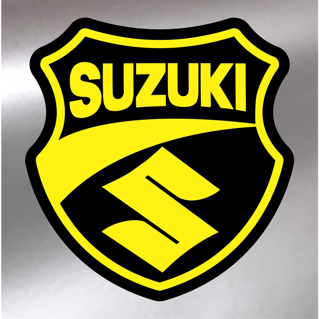SUZUKI LOGO STICKER,WATER PROOF, VINYL STICKER,MOTORCYCLE STICKER ...