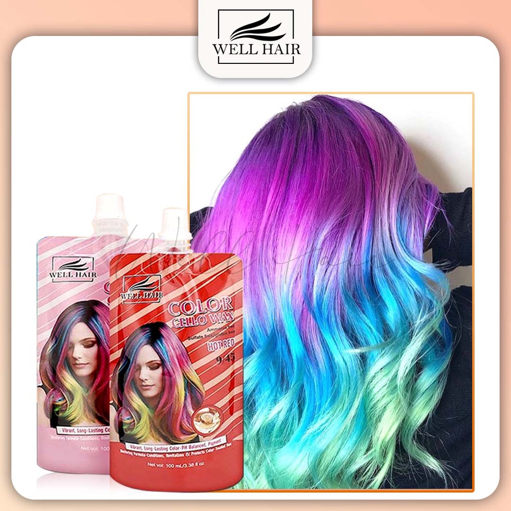Well Hair 3in1 Color Hair Shampoo Conditioner, color repair treatment ...