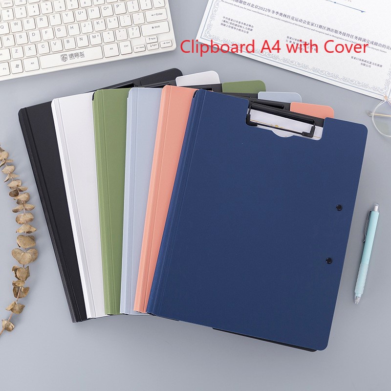Vertical Single Clip Clipboard A4 with Cover File Folder Board Clip ...