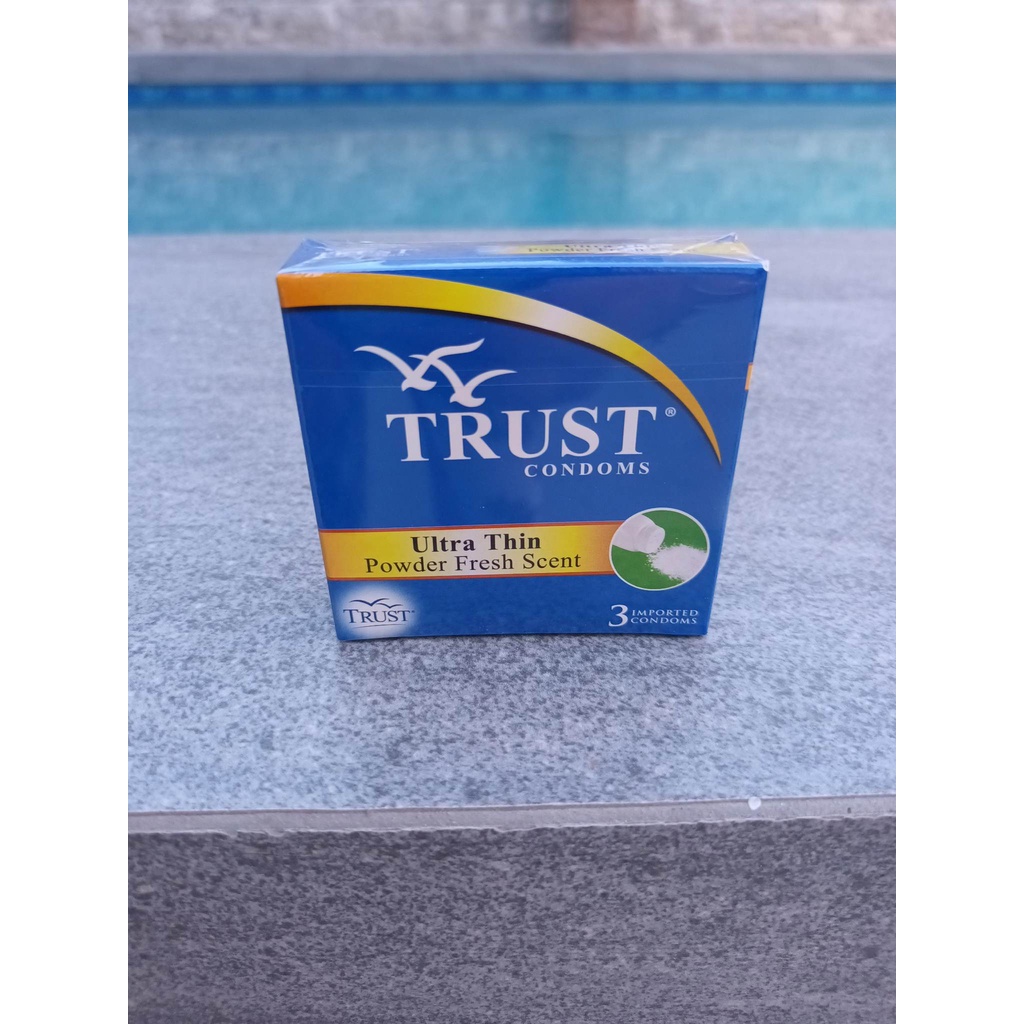 TRUST Condoms (sold per box) DISCREET PACKAGING | Shopee Philippines