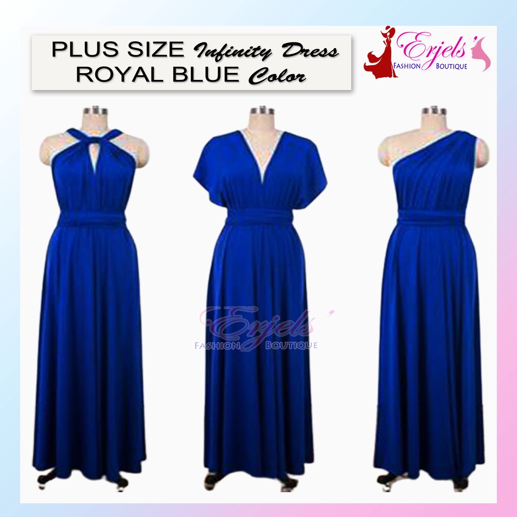 PLUS SIZE Infinity Dress With Tube Floor Length | Can fit to 34-42 ...