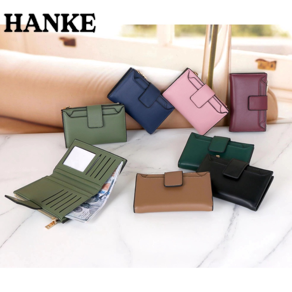 HANKE Half Wallet Leather Bifold With Credit Cardslot And Detachable ...
