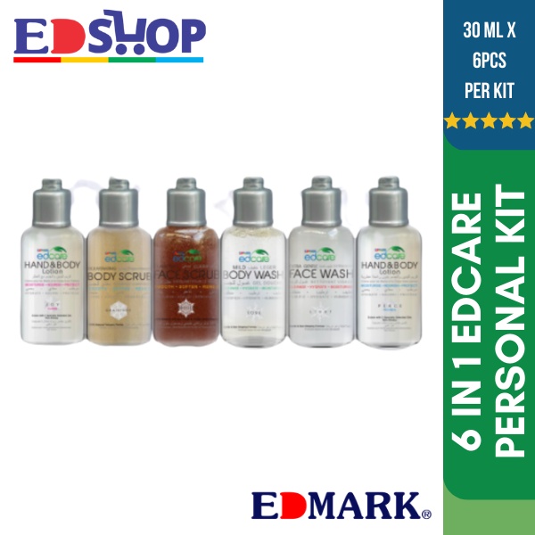 Edmark Products Original Edcare 6-in-1 Face and Body Wash Travel Kit ...