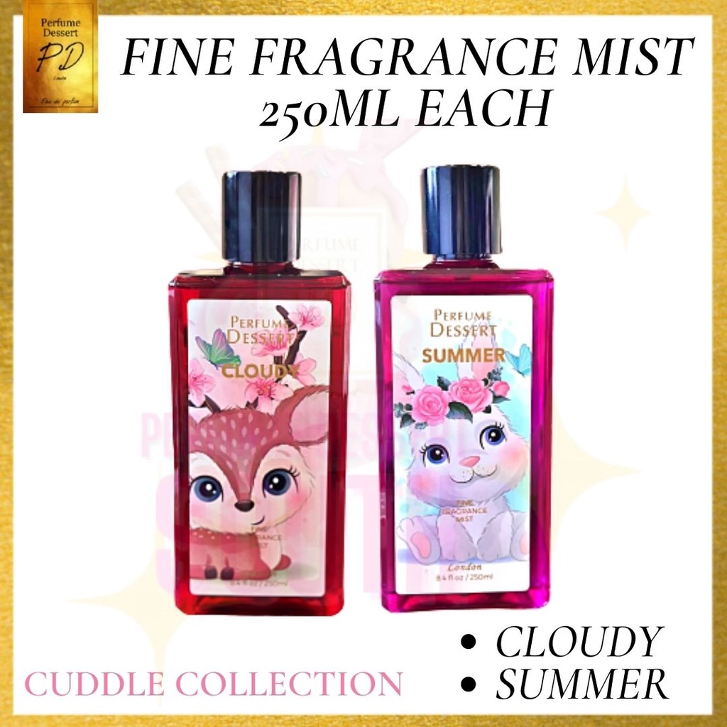(w/ free 10ml) Perfume Dessert London Cuddle Collection Cloudy or ...