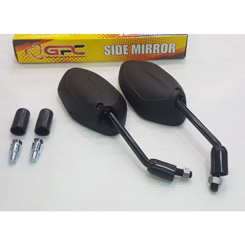 Motorcycle GPC Universal Rear View Side Mirror with Adaptor | Shopee ...