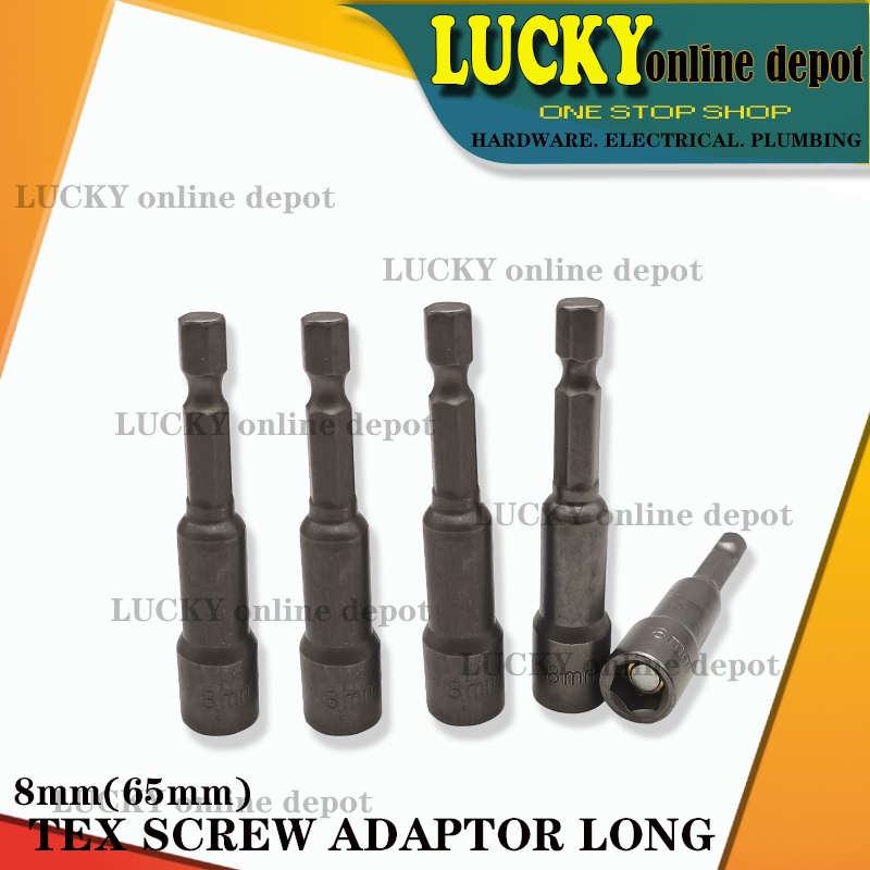 TEX SCREW ADAPTOR MAGNETIC LONG 8MM (SOLD PER PIECE) | Shopee Philippines