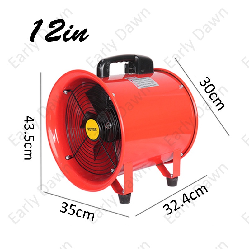8/10/12in Portable blower Ventilation fan , Exhaust Fan, industrial fan ...