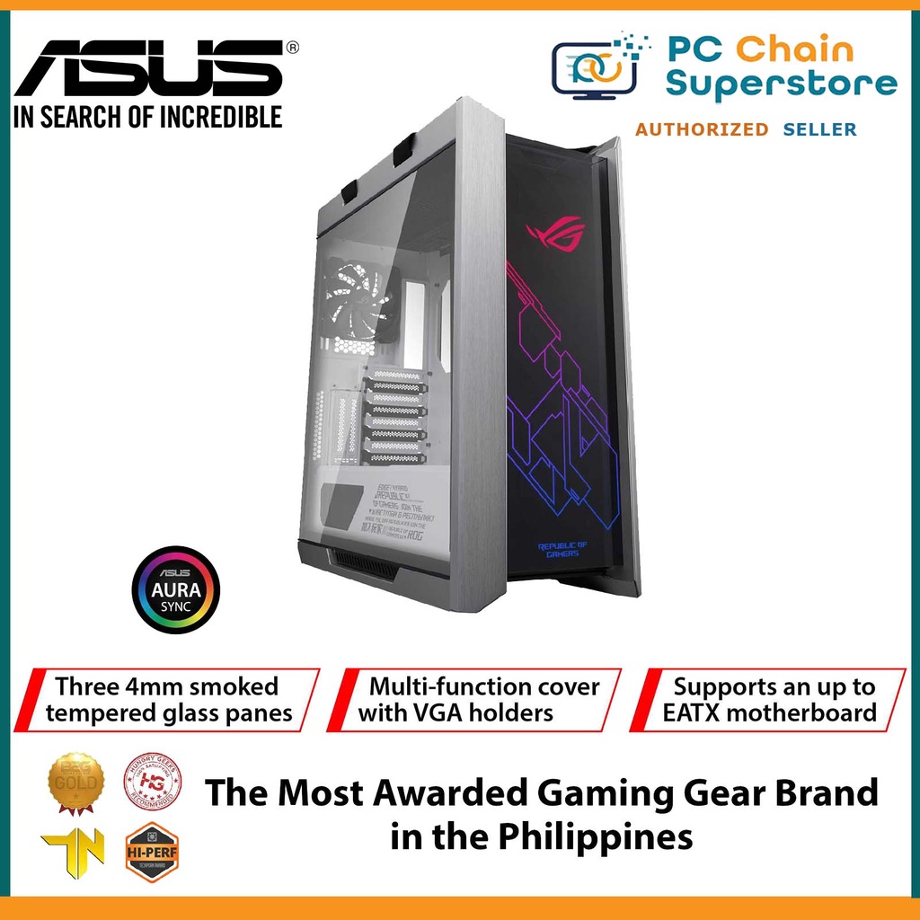 ASUS ROG Strix Helios GX601 RGB ATX / EATX mid-tower gaming Casing ...