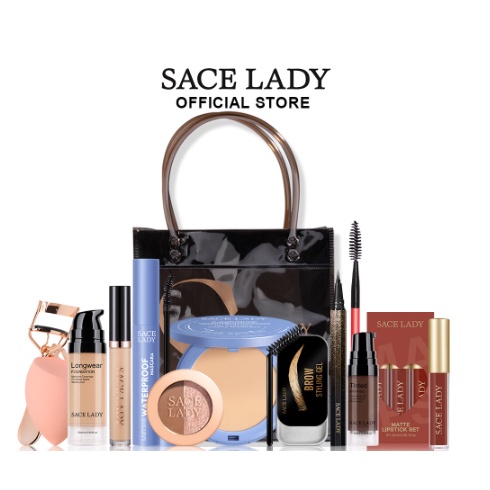 SACE LADY Natural Makeup Set Long Lasting Waterproof Full Coverage ...
