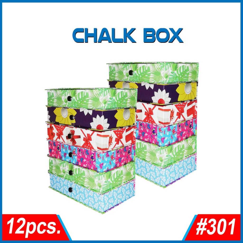 Chalk Storage Box Coloring Arts Crafts Case 12 pcs | Shopee Philippines