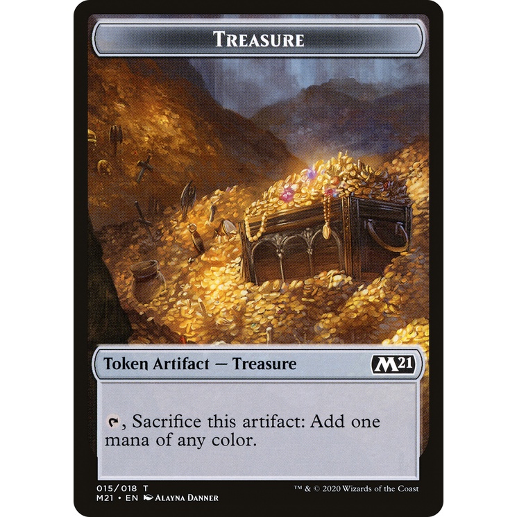 Treasure | [TOKEN][SET OF 4] - Magic: the Gathering | Shopee Philippines