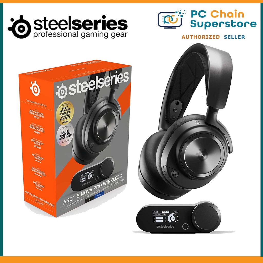 SteelSeries Arctis Nova Pro Wireless Multi-System Gaming Headset ...