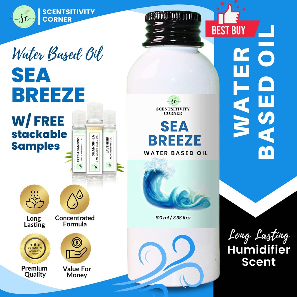 SEA BREEZE - 100% Concentrated Water Based Oil for humidifier ...