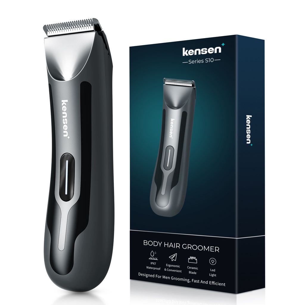 Kensen Body Hair Trimmer For Men Pubic Hair Shaver Electric Groomer ...