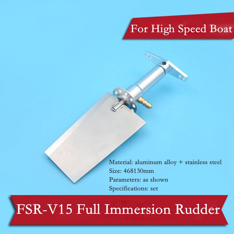 RC Boat Rudder FSR-V15 Stainless Steel Full Immersion Rudder With ...
