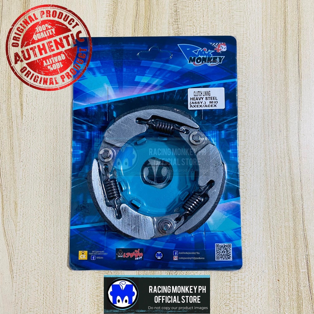 Clutch Lining Assembly Heavy Steel (Mio Sporty/Amore/Soulty/Soul Carb ...
