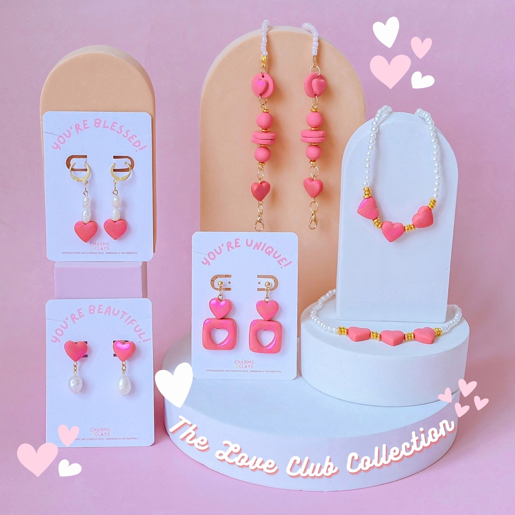C&C Valentine's Day Handmade Clay Jewelry Collection | Shopee Philippines
