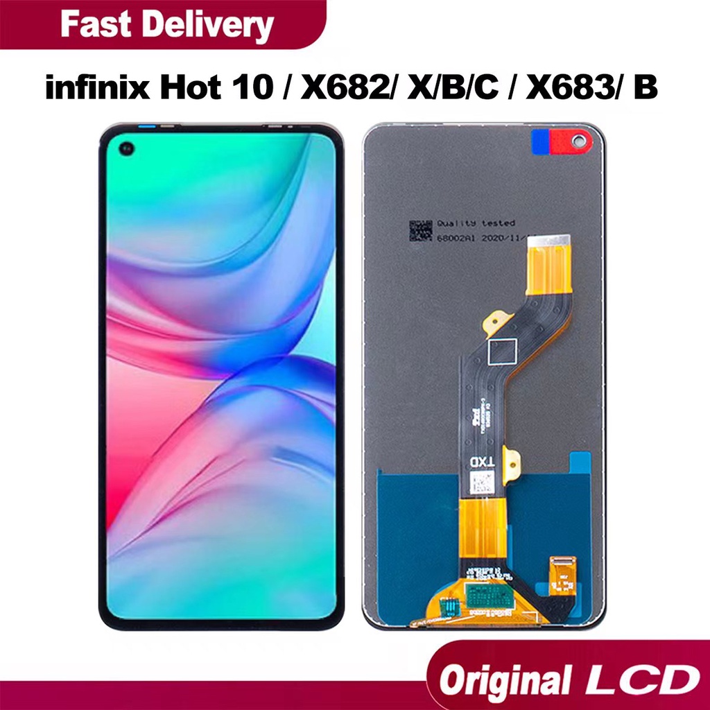 For Infinix Hot 10 / X682C / X682B/X682 /X683 LCD Touch Screen ...