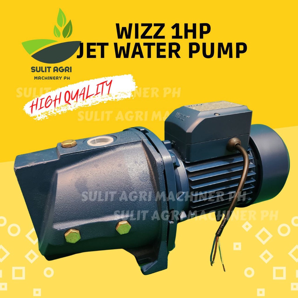 Wizz Jet Water Pump 1HP 1.5HP Shallow Self Priming Jet Matic Booster ...