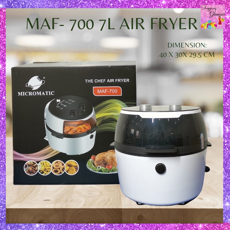Micromatic MAF-700 Air Fryer with Non-Stick Coating / 7L Capacity-60 ...