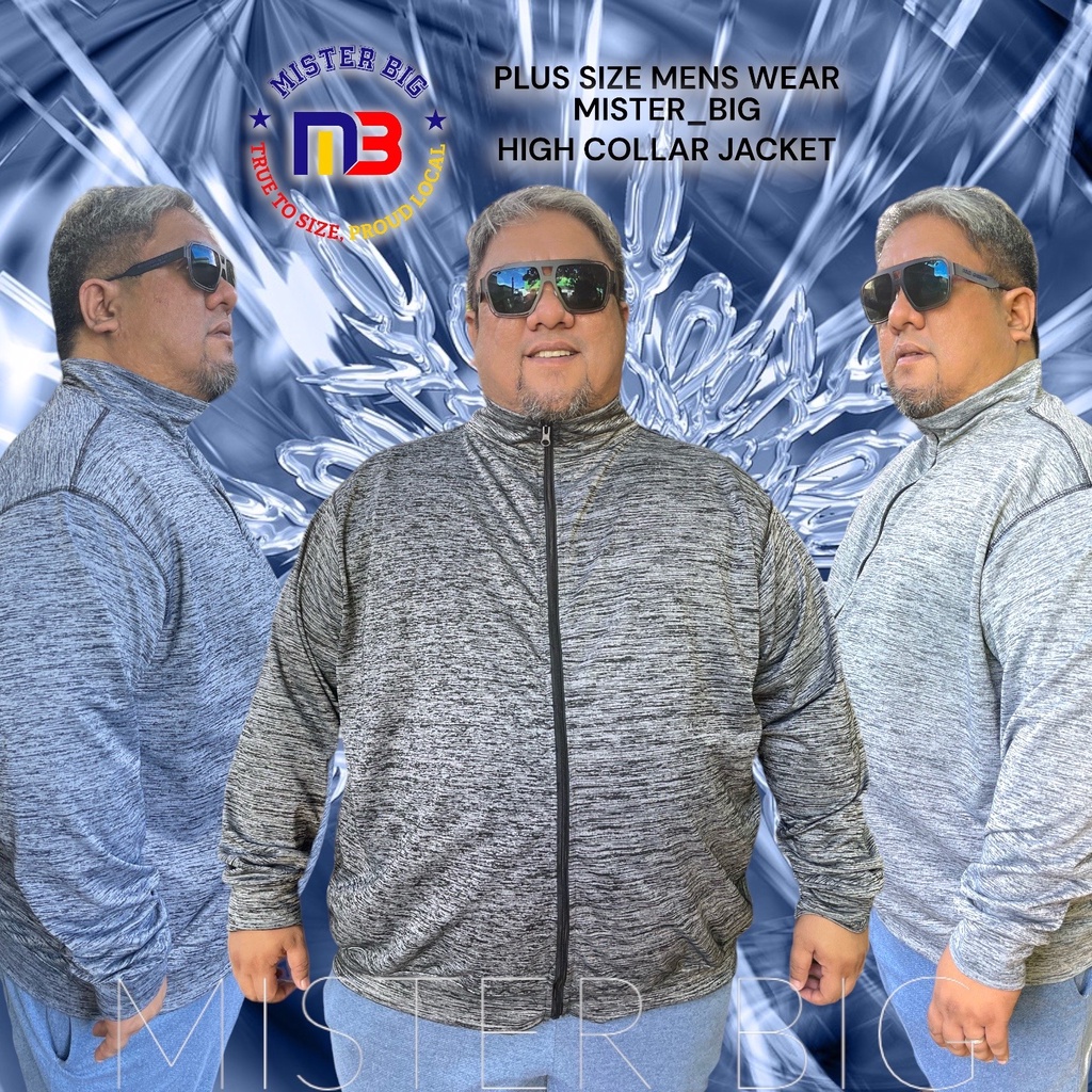 HIGH COLLAR JACKET PLUS SIZE MENS WEAR | Shopee Philippines