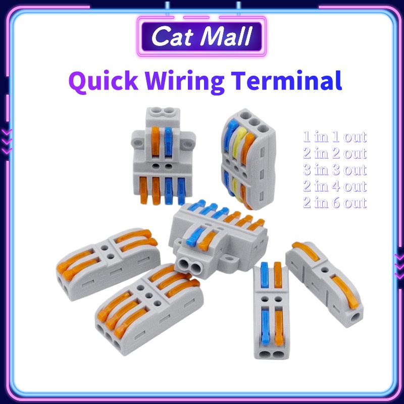 Fast Wire Connector Terminal Reusable Terminal Connector Universal ...