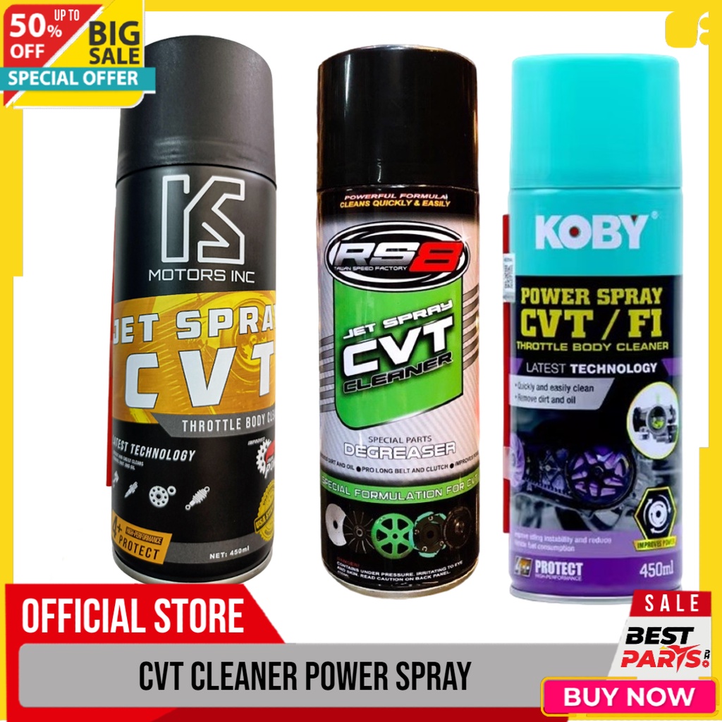 CVT CLEANER & DEGREAER POWER SPRAY & CVT FI / Throttle Body Cleaner ...
