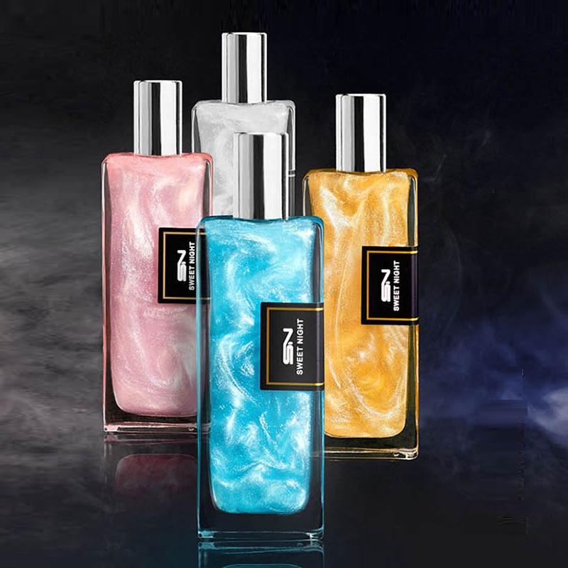 Sweet Night Perfume Colorful Men's and Women Shimmer Body Mist Perfume ...