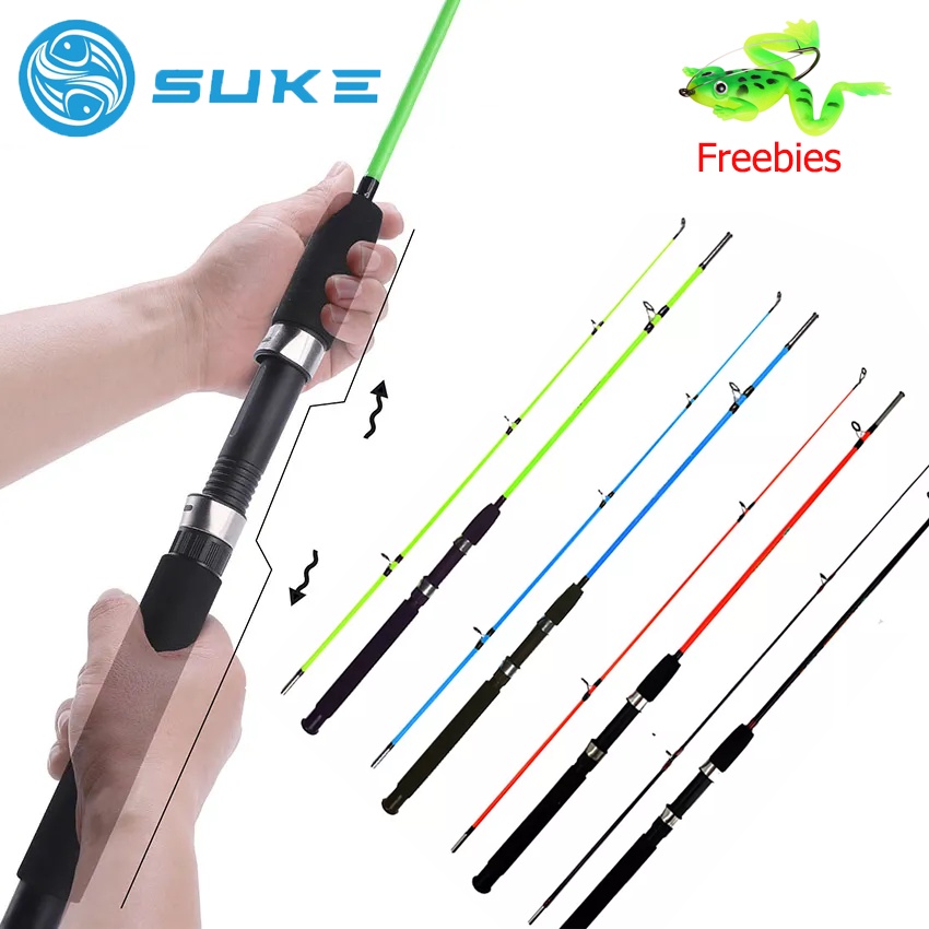 SUKE 1.2M-1.5M Fishing Rod Snapped Fishing Rod Multi-purpose Fishing ...