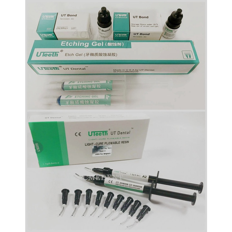 Dental UT Flow posite Resin Flowable Light Curing Refill Syringe ...