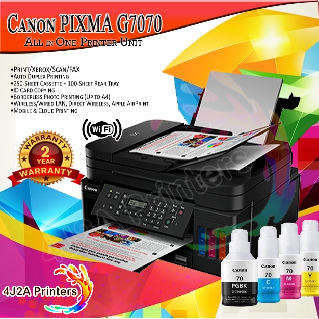 Canon PIXMA G7070 All in One Printer Unit | Shopee Philippines