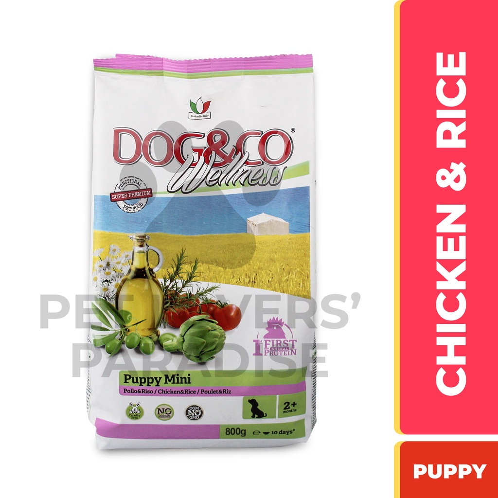 Dog & Co Wellness Puppy Mini - Chicken & Rice Premium special dry Dog ...